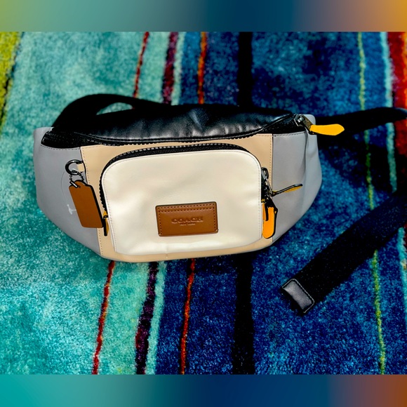 Coach | Bags | Coach Belt Fanny Pack Thick Leather With 3 Spacious ...